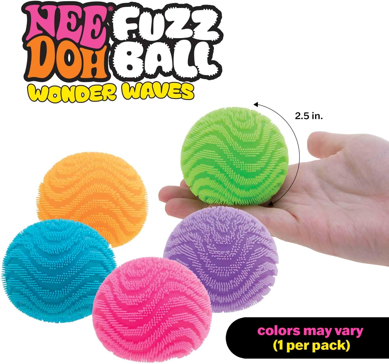 Schylling NeeDoh Fuzz Ball Wonder Waves – Young Explorers