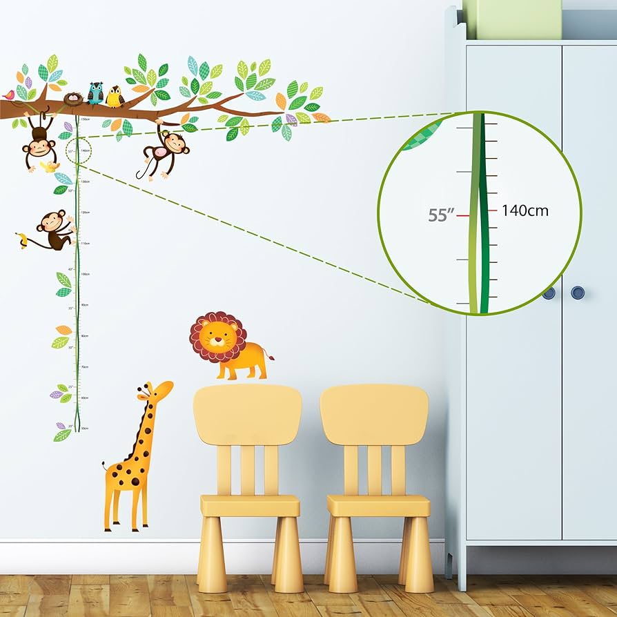 Height Chart Decowall Decal – Young Explorers